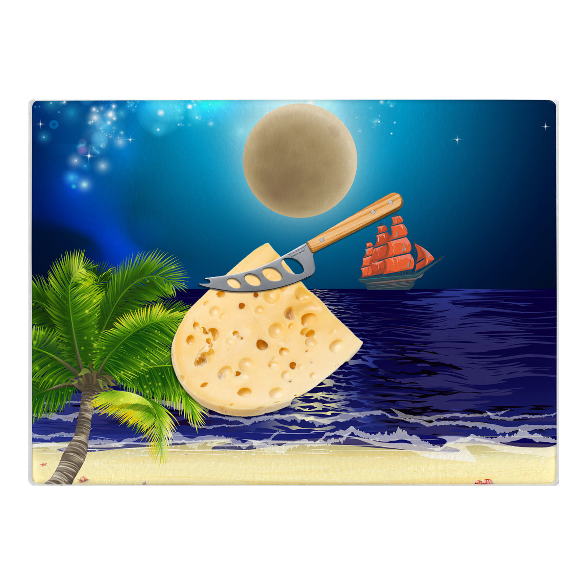 Blue Moon Glass Cutting Board – almcleary