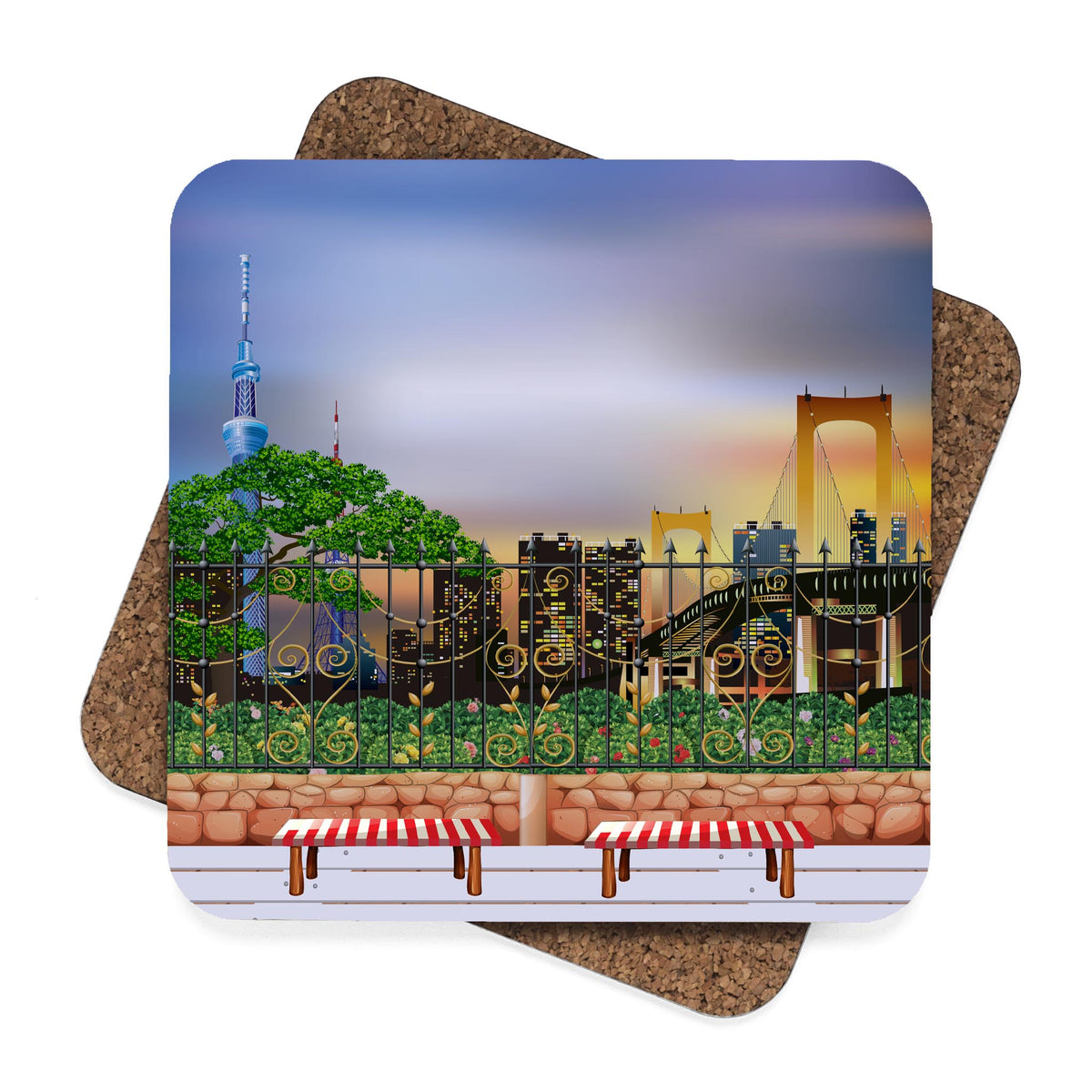 City View Coaster Set of Four Coasters – almcleary